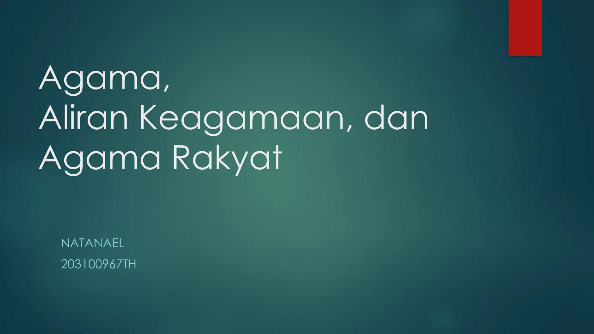 presentasi Agama-agama rakyat dan aliran.pptx