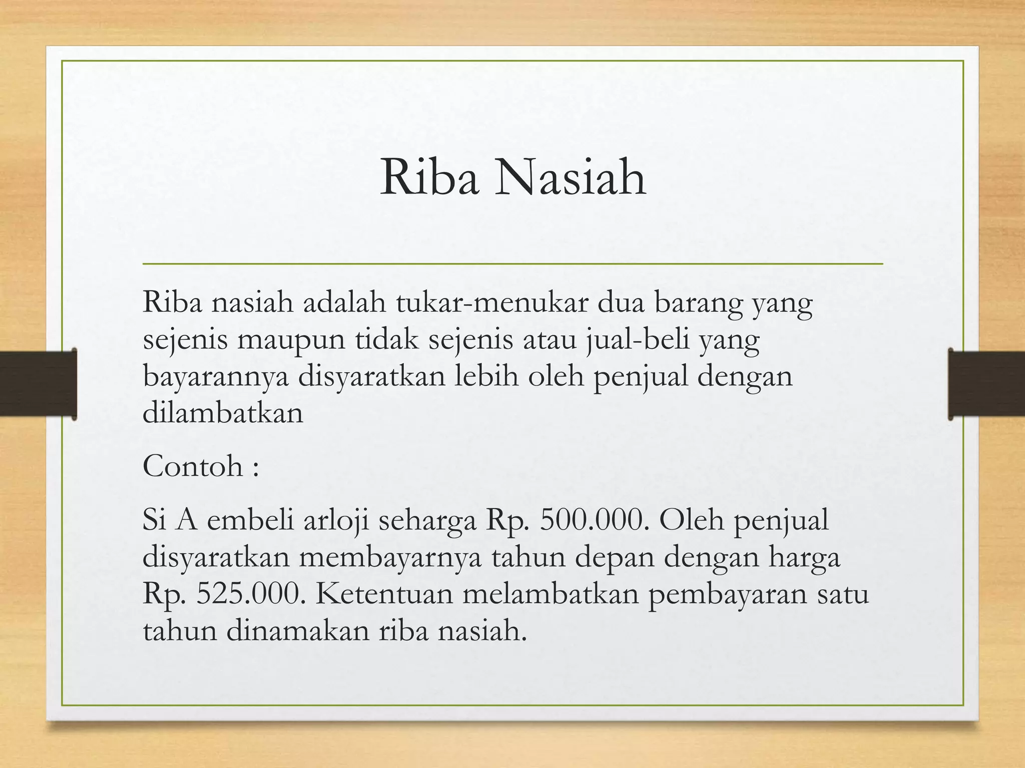 Presentasi Agama - RIBA | PPTX