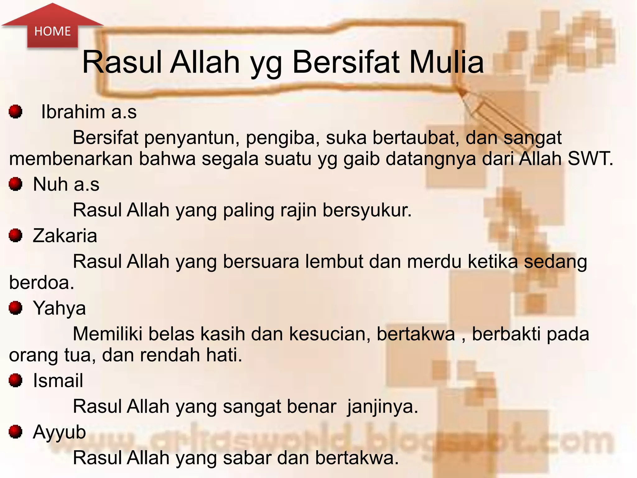 Ian Kepada Rasul-Rasul Allah | PPT