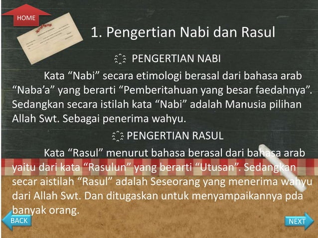 Ian Kepada Rasul-Rasul Allah | PPT