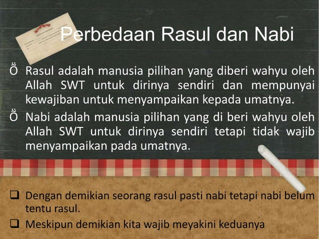 Ian Kepada Rasul-Rasul Allah | PPT