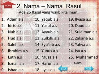 Ian Kepada Rasul-Rasul Allah | PPTX