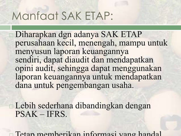 Perbedaan PSAK dan SAK ETAP | PPTX