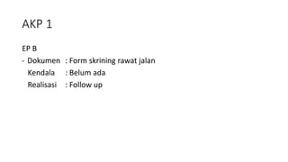presentasi pokja AKP akreditasi rumah sakit | PPTX