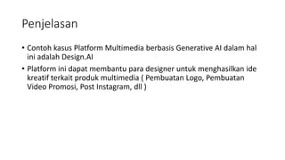 Transformasi Digital Generative AI dalam Inovasi Modern | PPTX