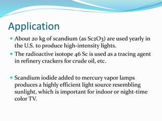 Skandium - Inorganic Chemistry | PPT