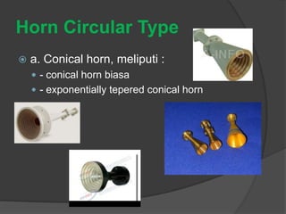 Presentasi E.M. Terapan (Horn Antenna) | PPTX