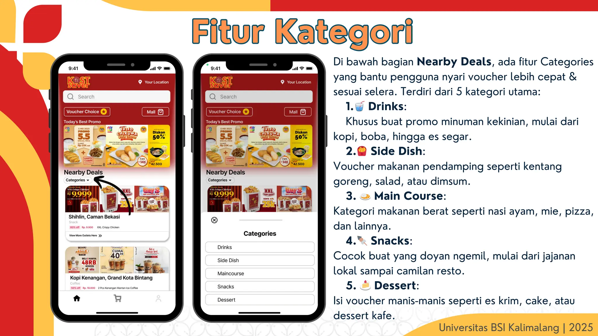 UI/UX Tampilan Desain Aplikasi KOST Saver | PDF