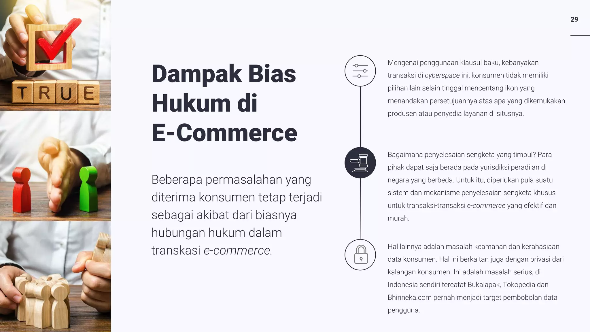 Presentasi aspek hukum pada aktivitas perdagangan elektronik (e commerce) | PDF
