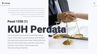 Presentasi aspek hukum pada aktivitas perdagangan elektronik (e commerce) | PDF