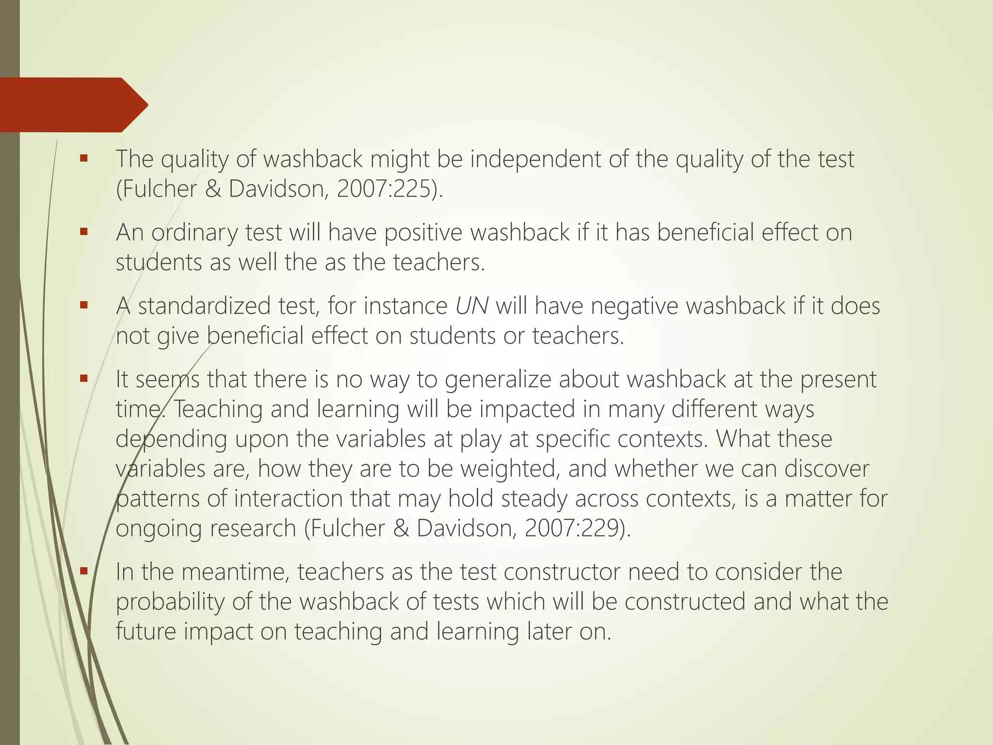 Principles of Language Assessment | PPTX