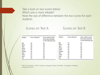 Principles of Language Assessment | PPTX