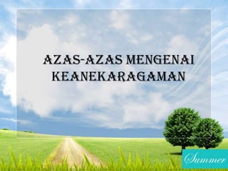 azas azas lingkungan hidup | PPTX