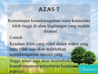 azas azas lingkungan hidup | PPTX