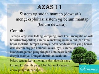 azas azas lingkungan hidup | PPTX
