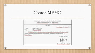Presentasi B. Indonesia- Memo | PPTX