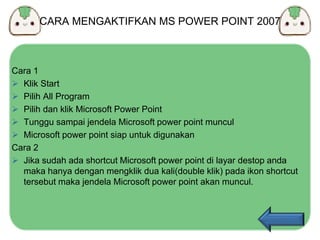 PENGERTIAN POWER POINT | PPT