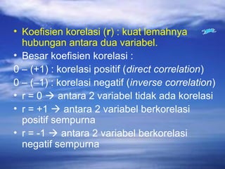 Presentasi bab 11 korelasi linear | PPT