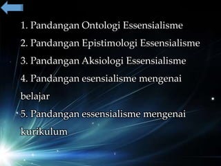 ALIRAN FILSAFAT PENDIDIKAN MODERN DITINJAU DARI ONTOLOGI, EPISTEMOLOGI ...
