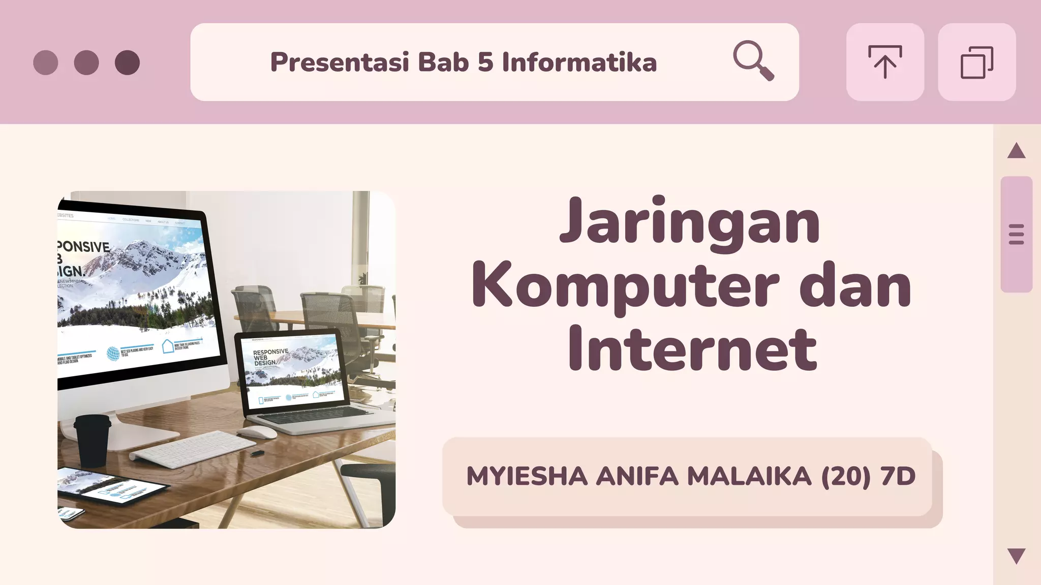 Presentasi Bab 5 Informatika Kelas 7 | PDF