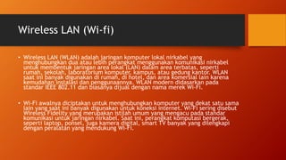 Presentasi Informatika BAB 5 Jaringan Komputer dan Internet | PPTX