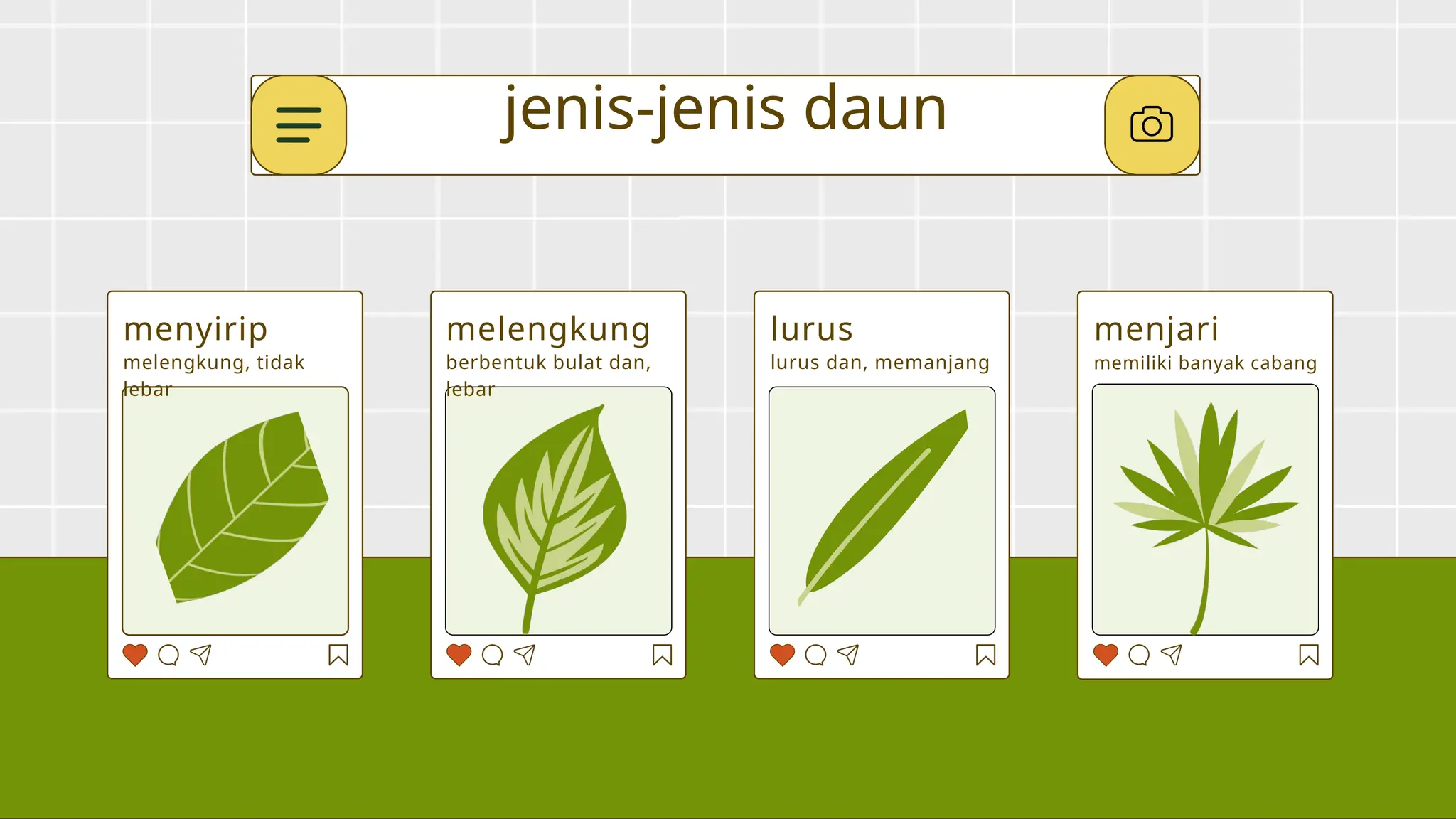 Presentasi Bagian-Bagian Tumbuhan IPAS Kelas 4 Hijau Coklat Neo Chat ...