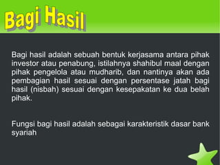 Presentasi bagi hasil | ODP