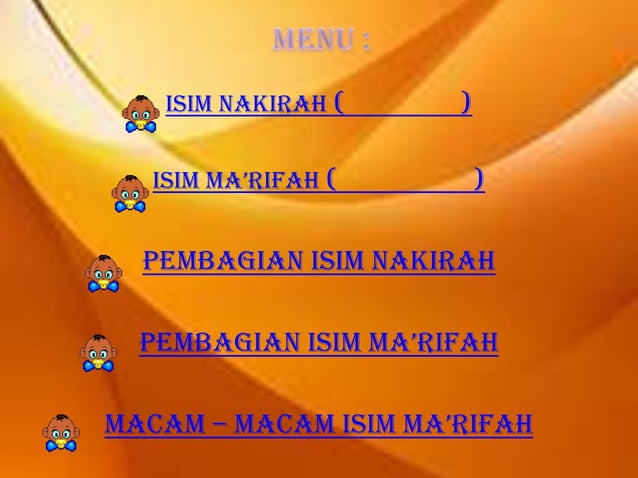 isim nakirah dan ma'rifah | PPTX