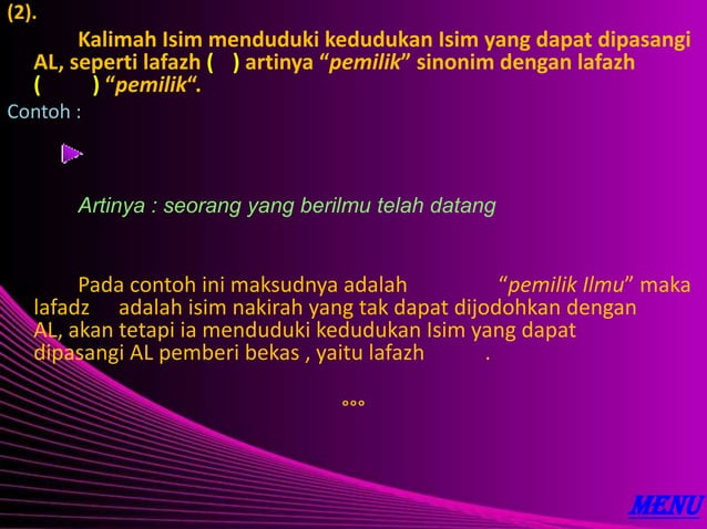 isim nakirah dan ma'rifah | PPTX