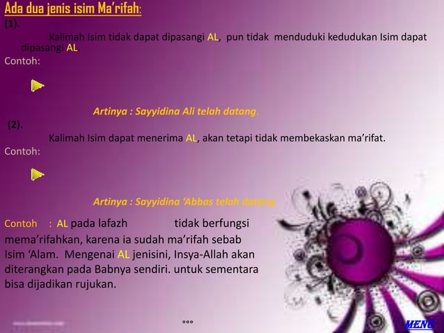 isim nakirah dan ma'rifah | PPTX