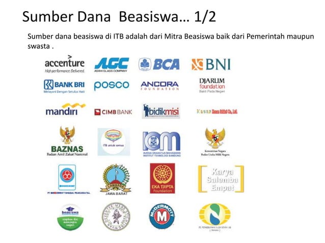 Presentasi beasiswa itb astrida listyadewanti | PPT