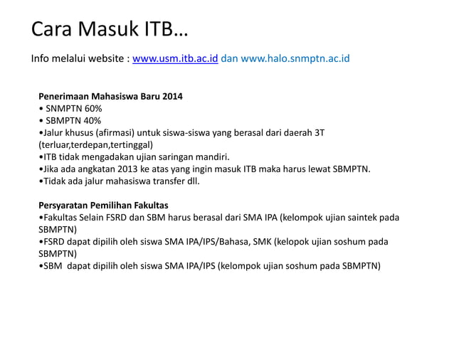 Presentasi beasiswa itb astrida listyadewanti | PPT