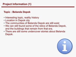 Oral History Project - Belanda Depok | PDF