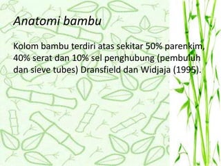 Presentasi bendung bambu sederhana tahan gempa | PPTX