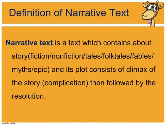 Narrative text | PPT
