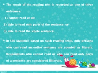 ILLITERATES IN INDONESIA | PPT | Education