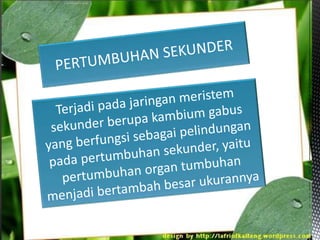 pertumbuhan dan perkembangan | PPT