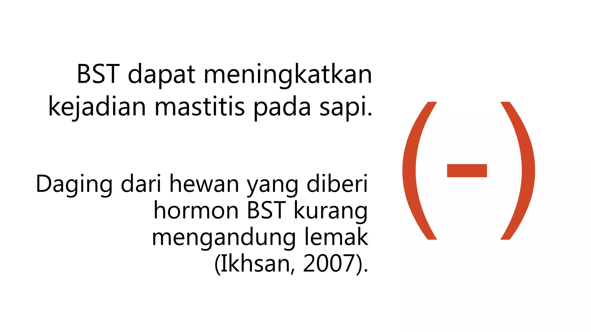 Presentasi biologi hormon bst | PPTX