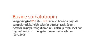 Presentasi biologi hormon bst | PPTX