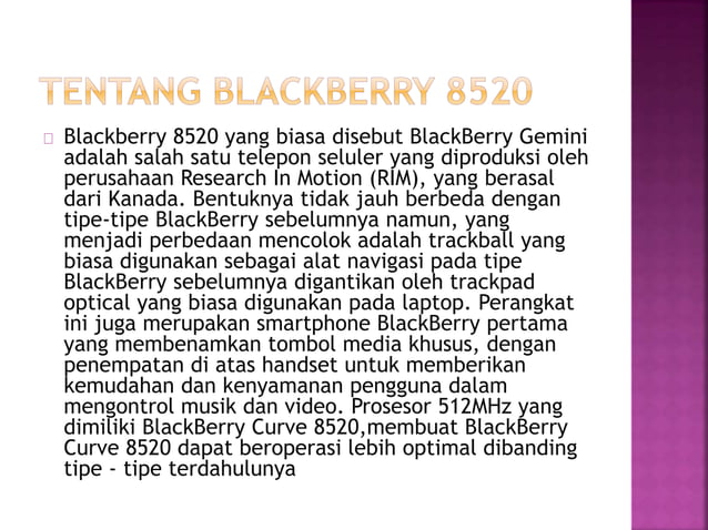 Presentasi blackberry | PPT
