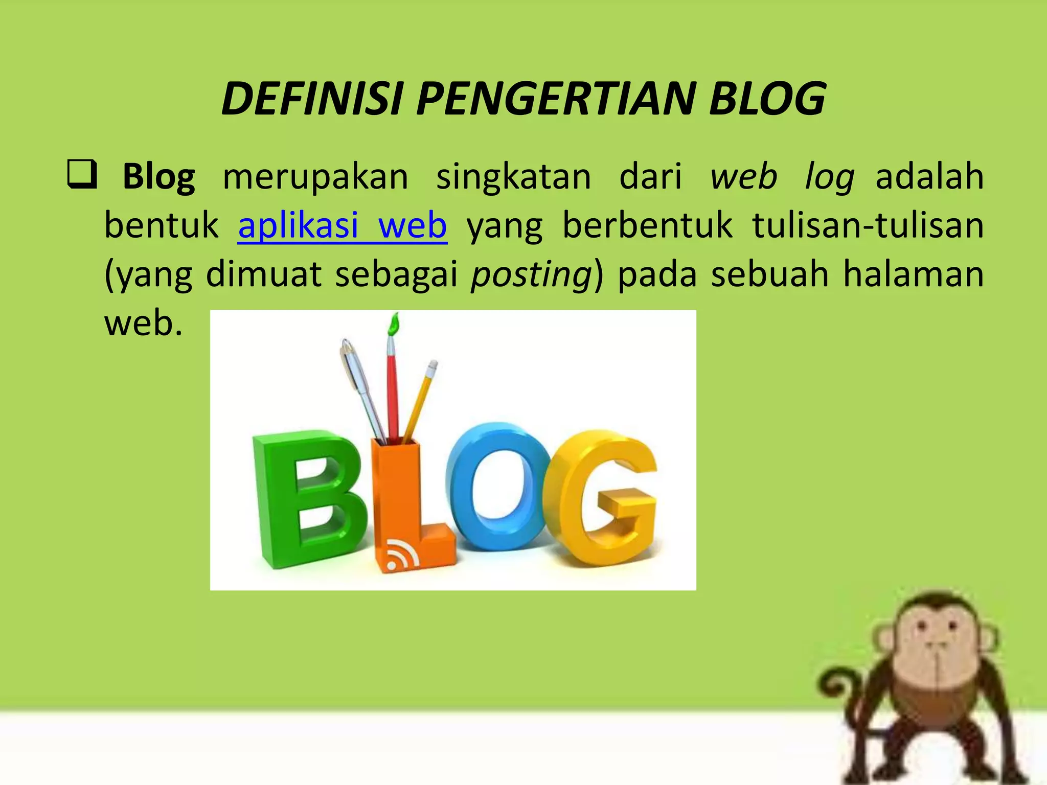 Presentasi Bloger | PPTX