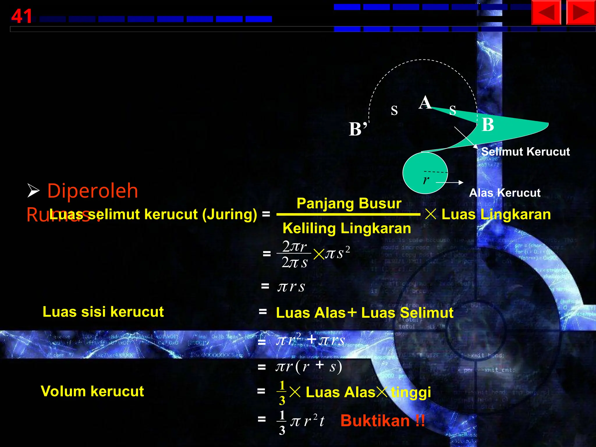 presentasi Bangun Ruang Sisi Lengkung kelas 9.ppt matematika | PPT