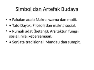 Presentasi_Budaya_Dayak kalbar Indonesia | PPTX