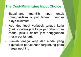 The Cost Of Production | PPTX