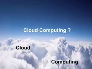 Presentasi Cloud Computing | PPT