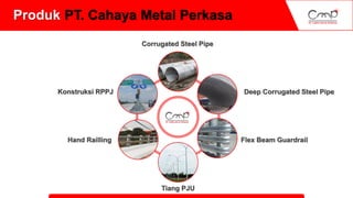Presentasi Produk Pipa Baja Bergelombang, Nestable Flange | PDF