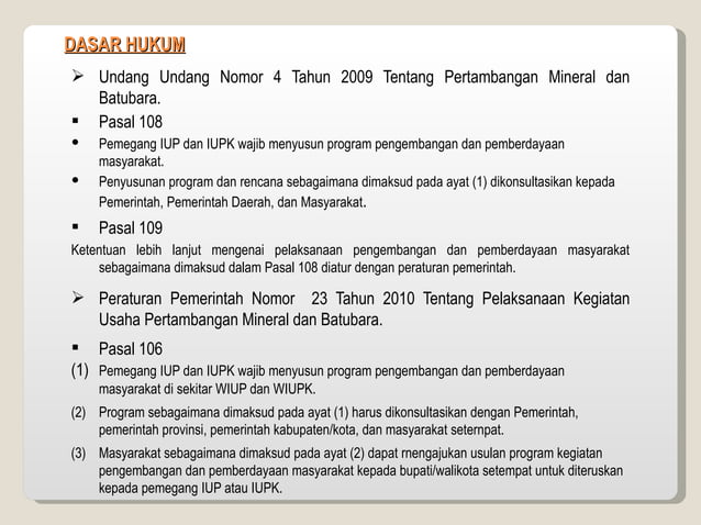 Presentasi comdev karbindo | PPT