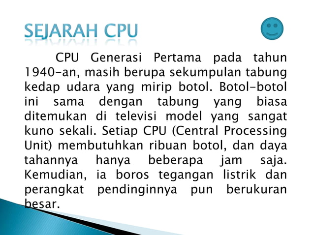 Presentasi CPU | PPTX