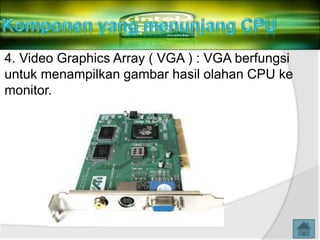 Presentasi seputar CPU | PPTX