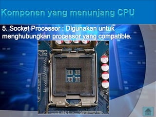 Presentasi seputar CPU | PPTX
